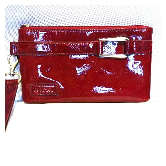 Miche | Bags | Miche Patent Leather Red Wristlet | Poshmark